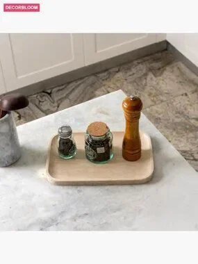 Other | Natural Stone Vanity Tray Rectangular 12x8 Marble Catchall For ...